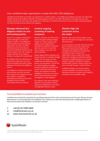 Anti-Money Laundering and Anti-Bribery and Corruption Systems ...