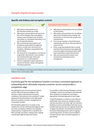 Anti-Money Laundering and Anti-Bribery and Corruption Systems ...