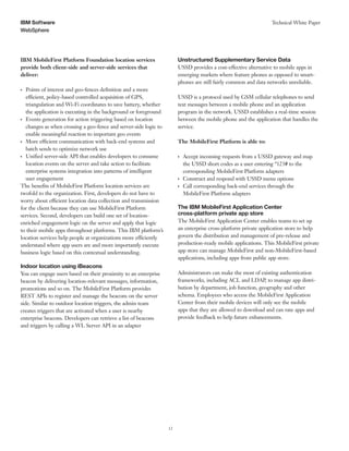 [Whitepaper] an overview of ibm mobile first platform | PDF