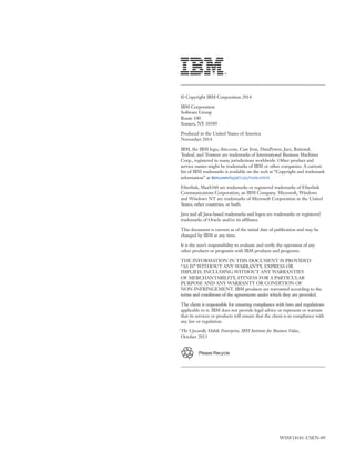 [Whitepaper] an overview of ibm mobile first platform | PDF
