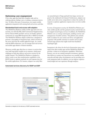 [Whitepaper] an overview of ibm mobile first platform | PDF