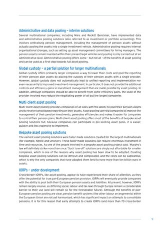 Asset Pooling Comes of Age | PDF | Financial Industry | Industries