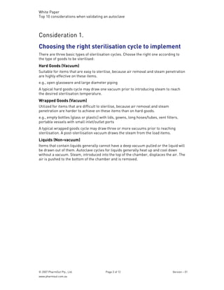 White paper autoclave_validation | PDF