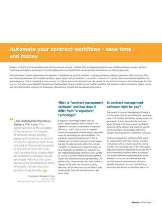 White Paper Automate Contract Workflows | PDF