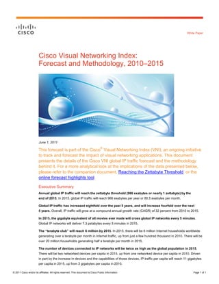 White paper Cisco Broadband | PDF