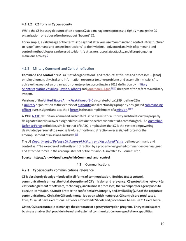 Cyber Security Command, Control, Communications, Computers Intelligence ...