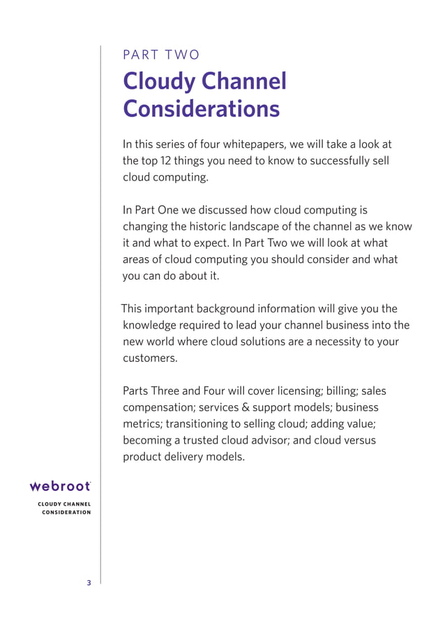 Whitepaper channel cloud computing paper 2 | PDF