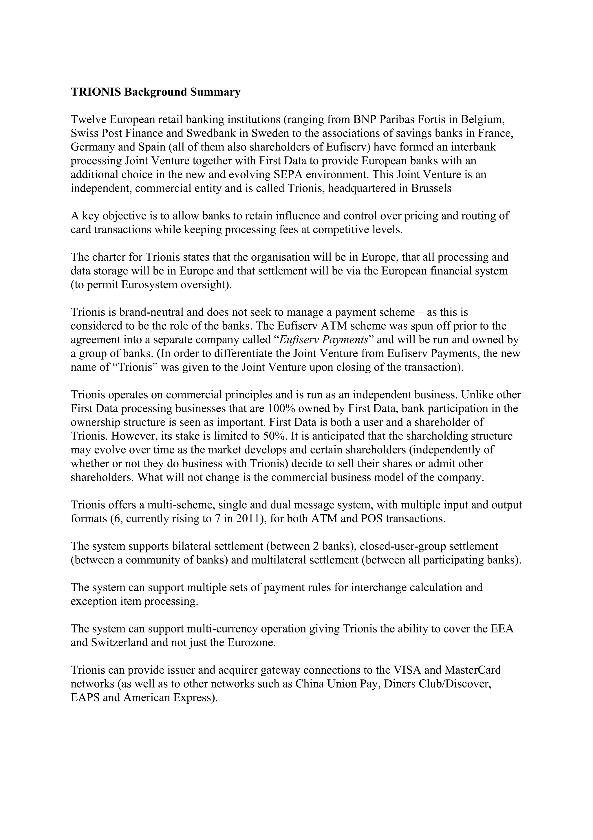 White Paper Connecting Issuers And Acquirers In The Sepa Zone Rev1 | PDF