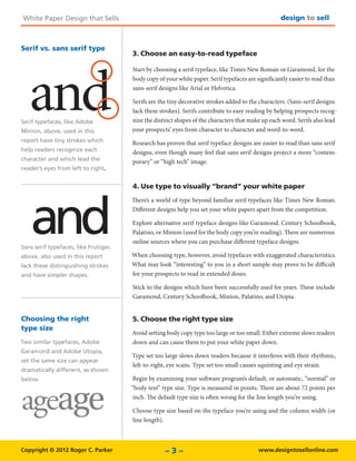 White Paper Design Tips that Sell | PDF