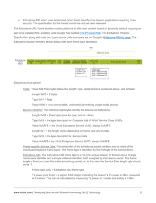 Developing Beacons with Bluetooth® Low Energy (BLE) Technology | PDF