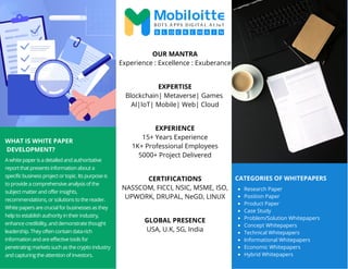 Whitepaper Development | PDF