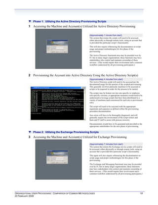User Provisioning, Comparison of Common Methodologies, Cloud Provisioning | PDF