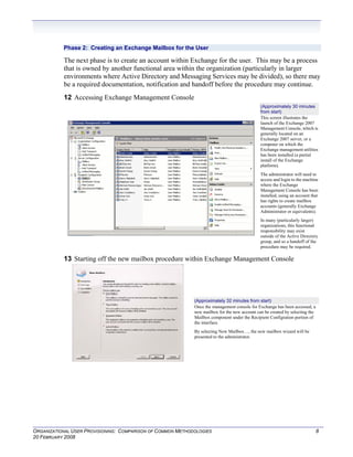 User Provisioning, Comparison of Common Methodologies, Cloud Provisioning | PDF