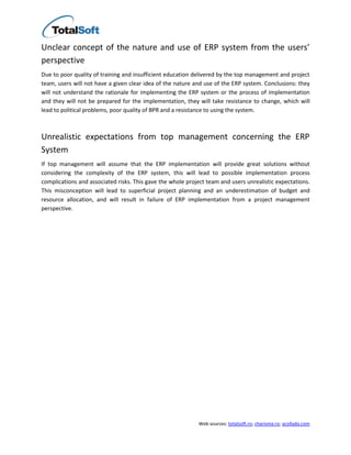 ERP implementation leasing issues | PDF