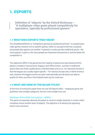 Whitepaper e-sports | PDF