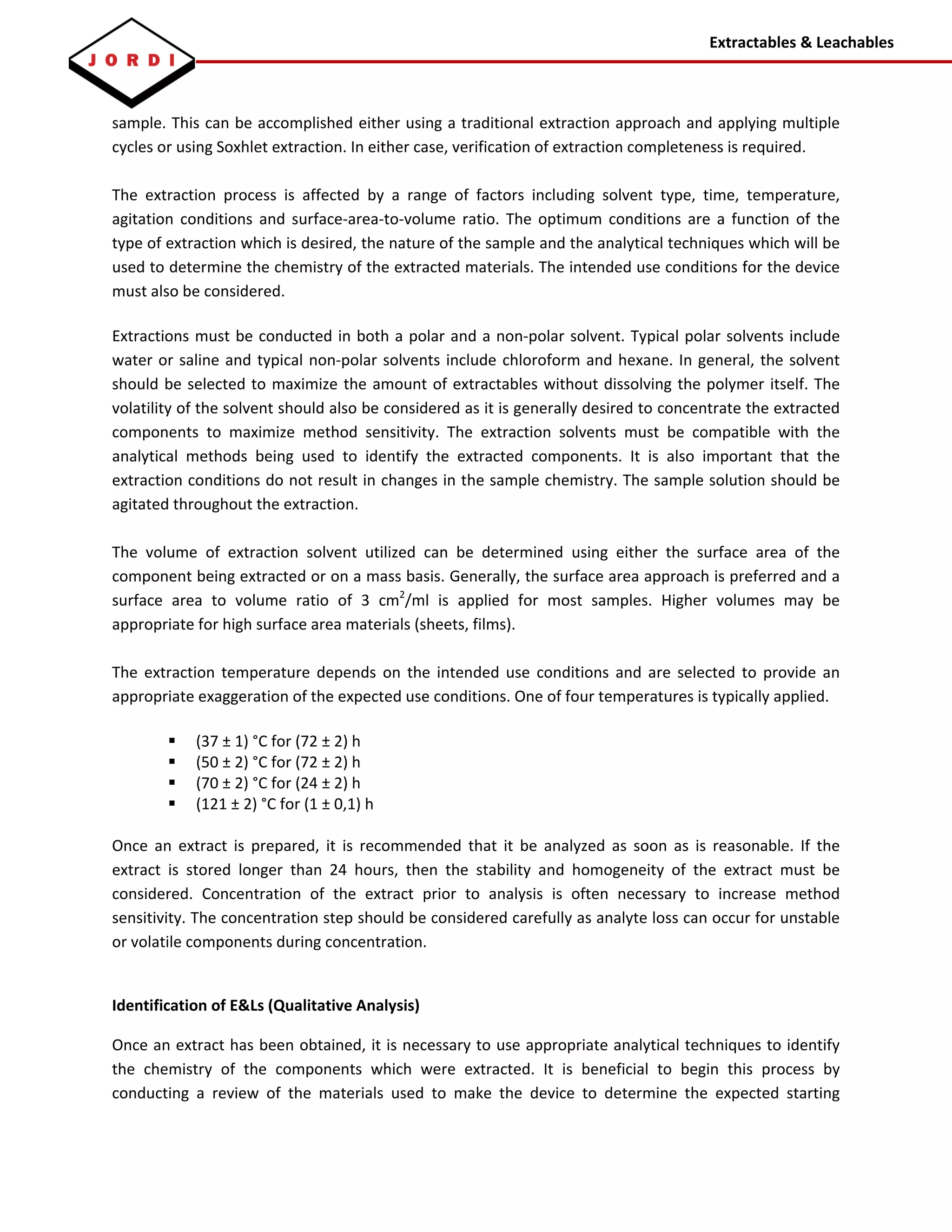 Extractables & Leachables White Paper | PDF