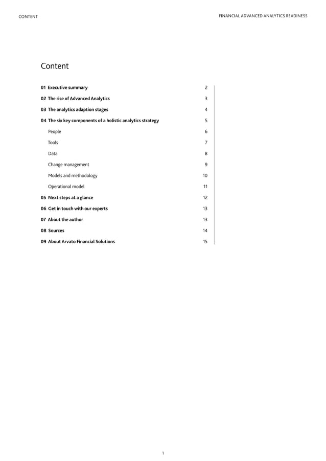 White paper financial analytics | PDF