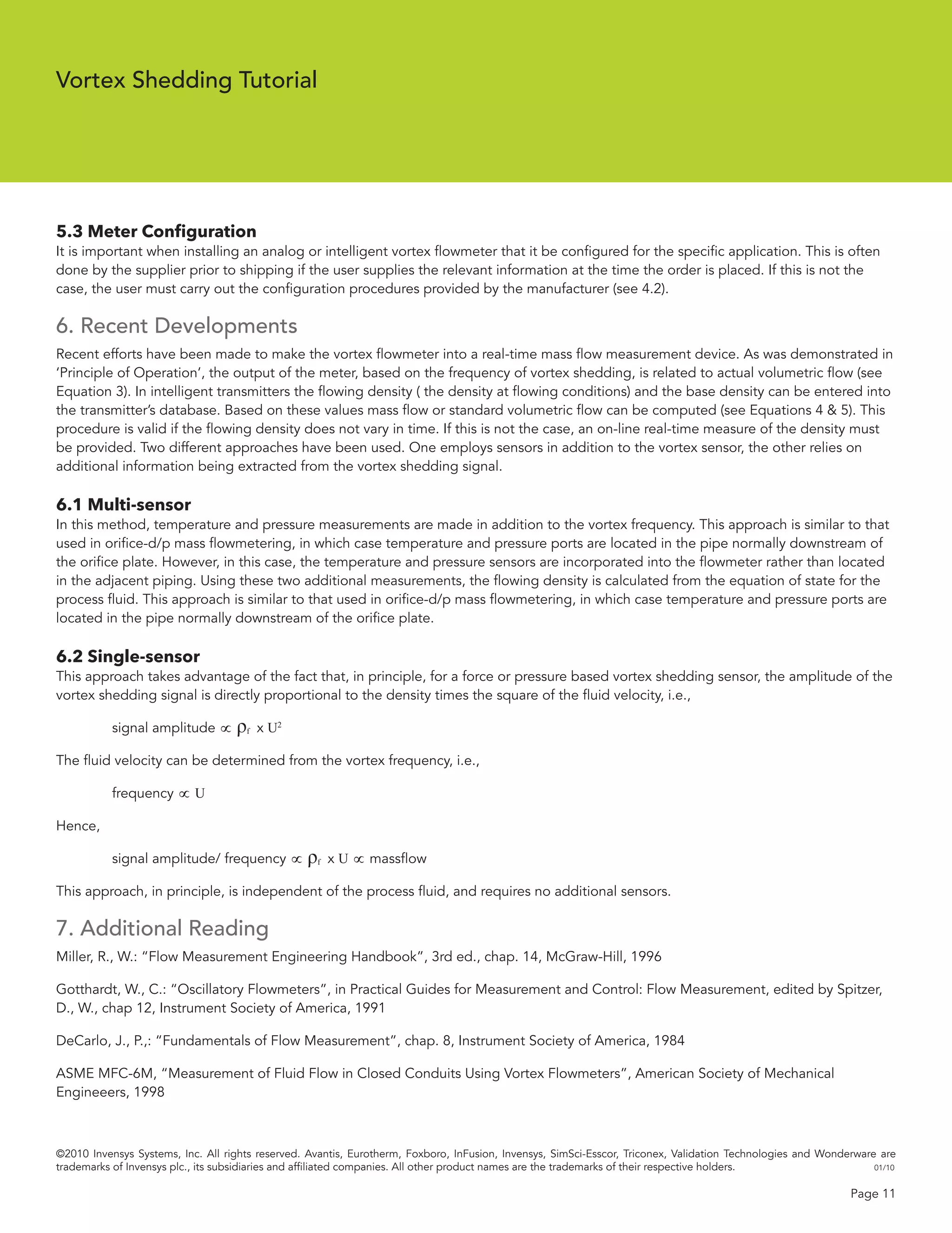 White paper foxboro_vortexsheddingtutorial_01-10 | PDF