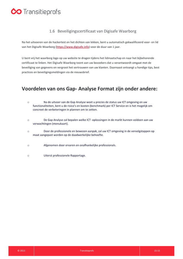 Whitepaper gap analyse techniek scan securityscan | PDF | Computer Software and Applications ...