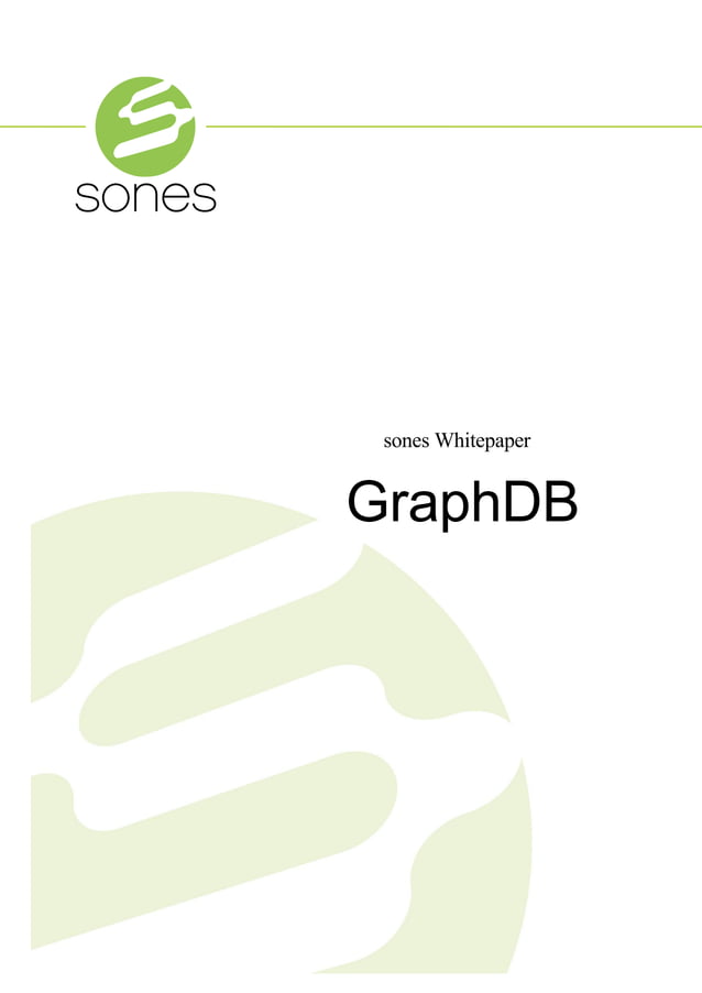 Whitepaper sones GraphDB (eng) | PDF