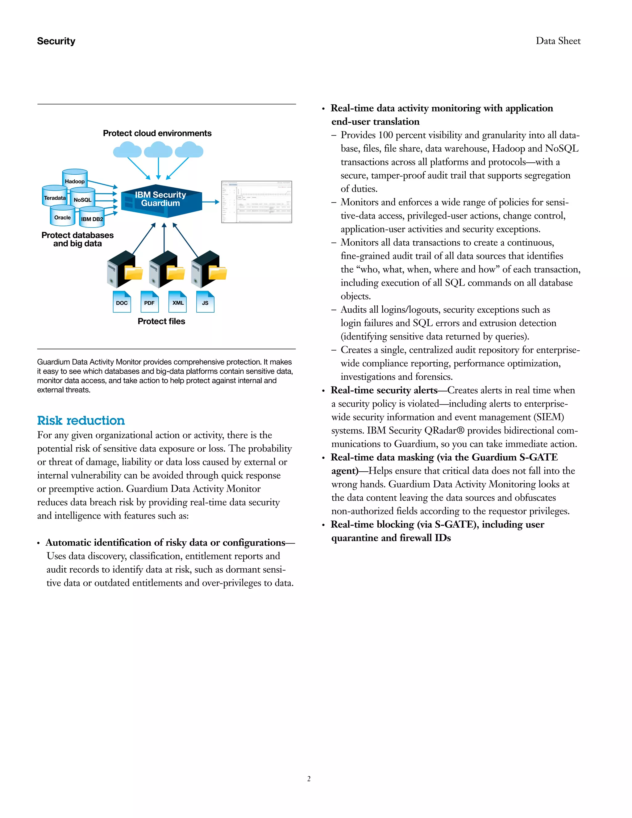 Whitepaper IBM Guardium Data Activity Monitor | PDF