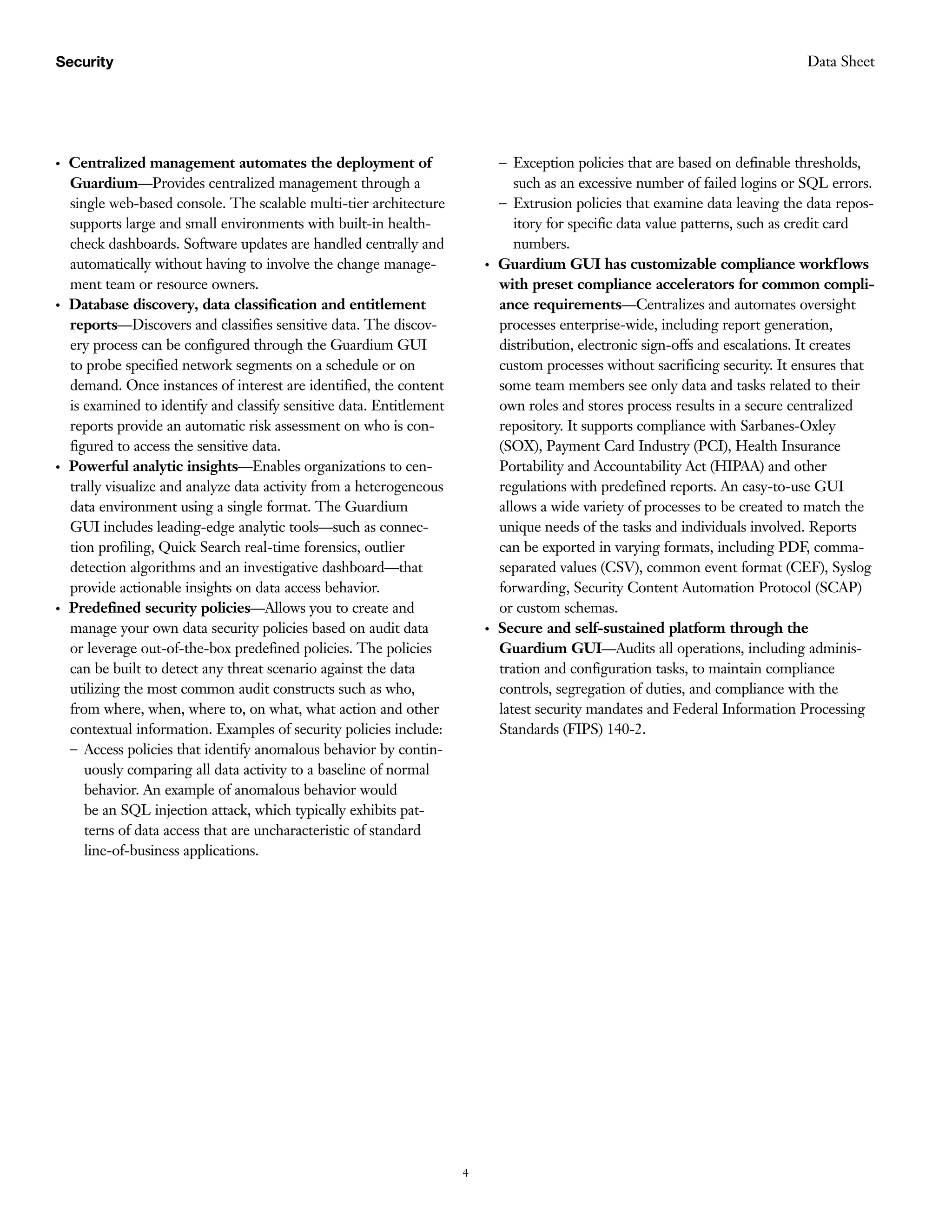 Whitepaper IBM Guardium Data Activity Monitor | PDF