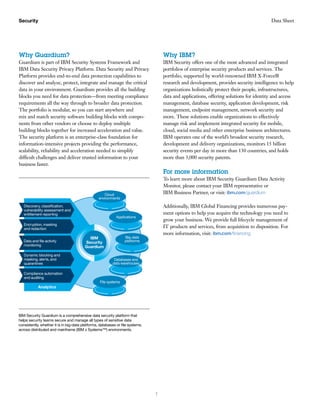 Whitepaper IBM Guardium Data Activity Monitor | PDF