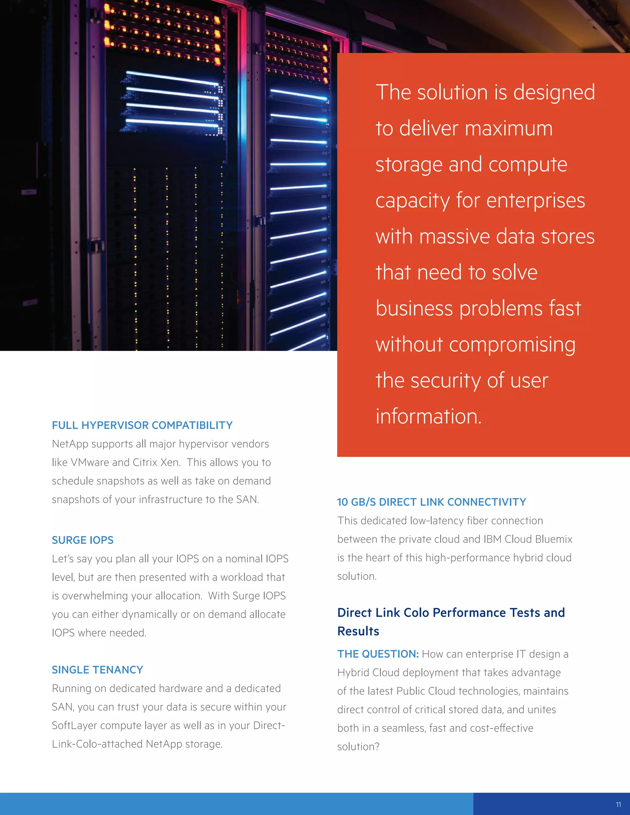 How to create a secure high performance storage and compute ...