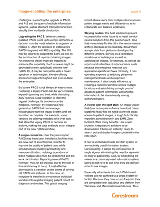 Image-enabling the Enterprise: Filling the gap for EMR systems and ...