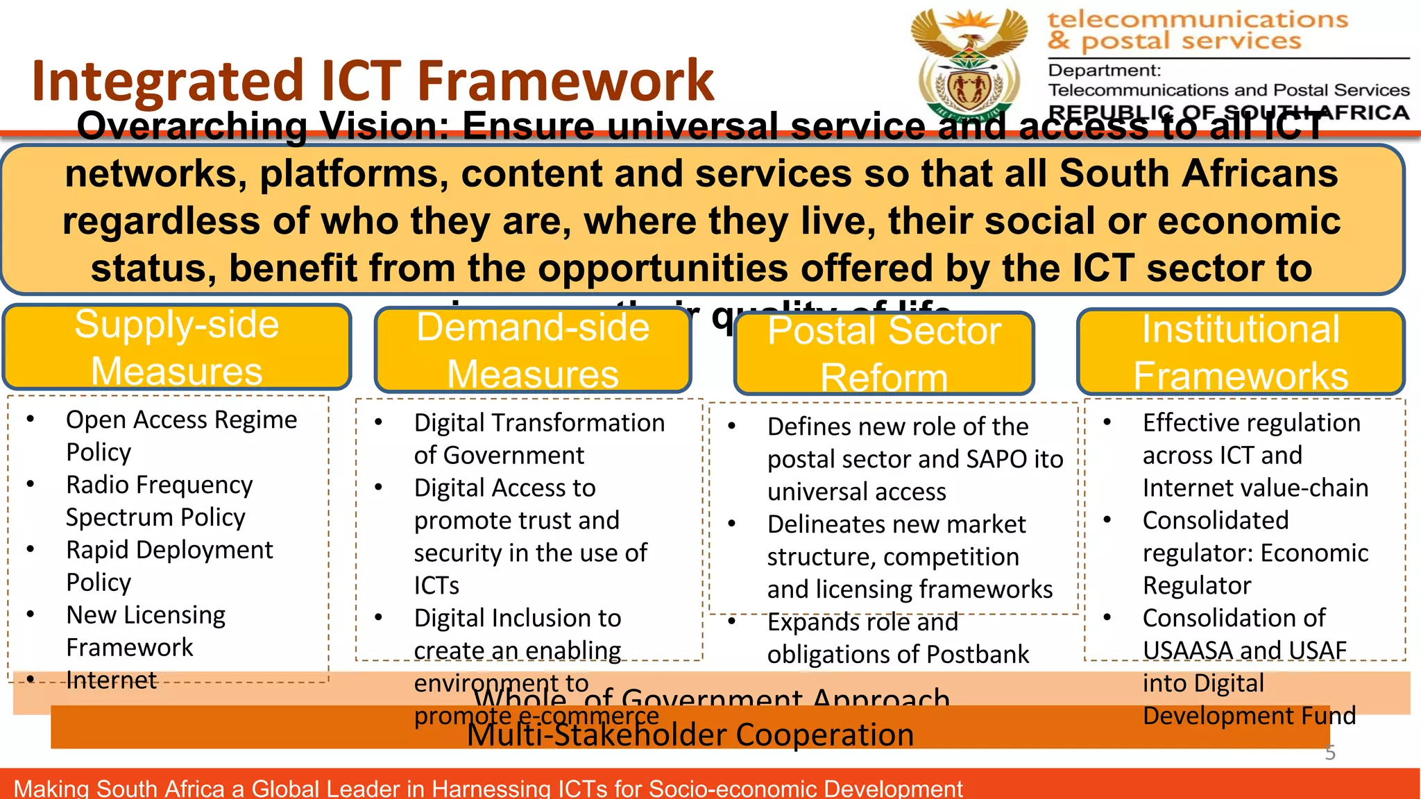 National Integrated ICT Policy White Paper: Implementation Plan | PDF