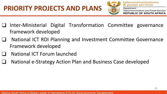 National Integrated ICT Policy White Paper: Implementation Plan | PDF ...