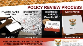 National Integrated ICT Policy White Paper: Implementation Plan | PDF
