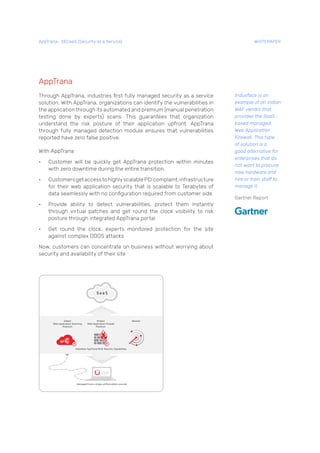 AppTrana SECaaS (Security as a Service) | PDF