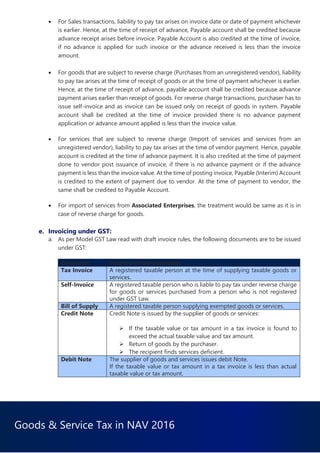 GST in Dynamics NAV 2016 - Whitepaper | PDF