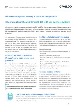 Whitepaper Integrated document management with Microsoft 365 and ...