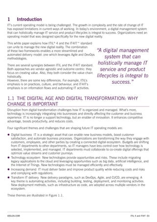 Using ITIL 4 and IT4IT together | PDF | Cloud Computing | Internet