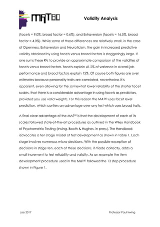 Predictive Validity of the MAT80 - A White Paper | PDF