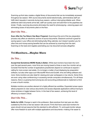 Sureprep Do’s & Don’ts of Digital Tax Document Automation | PDF