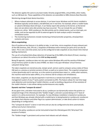 Whitepaper, lynx secure rootkit detection & protection by means of ...