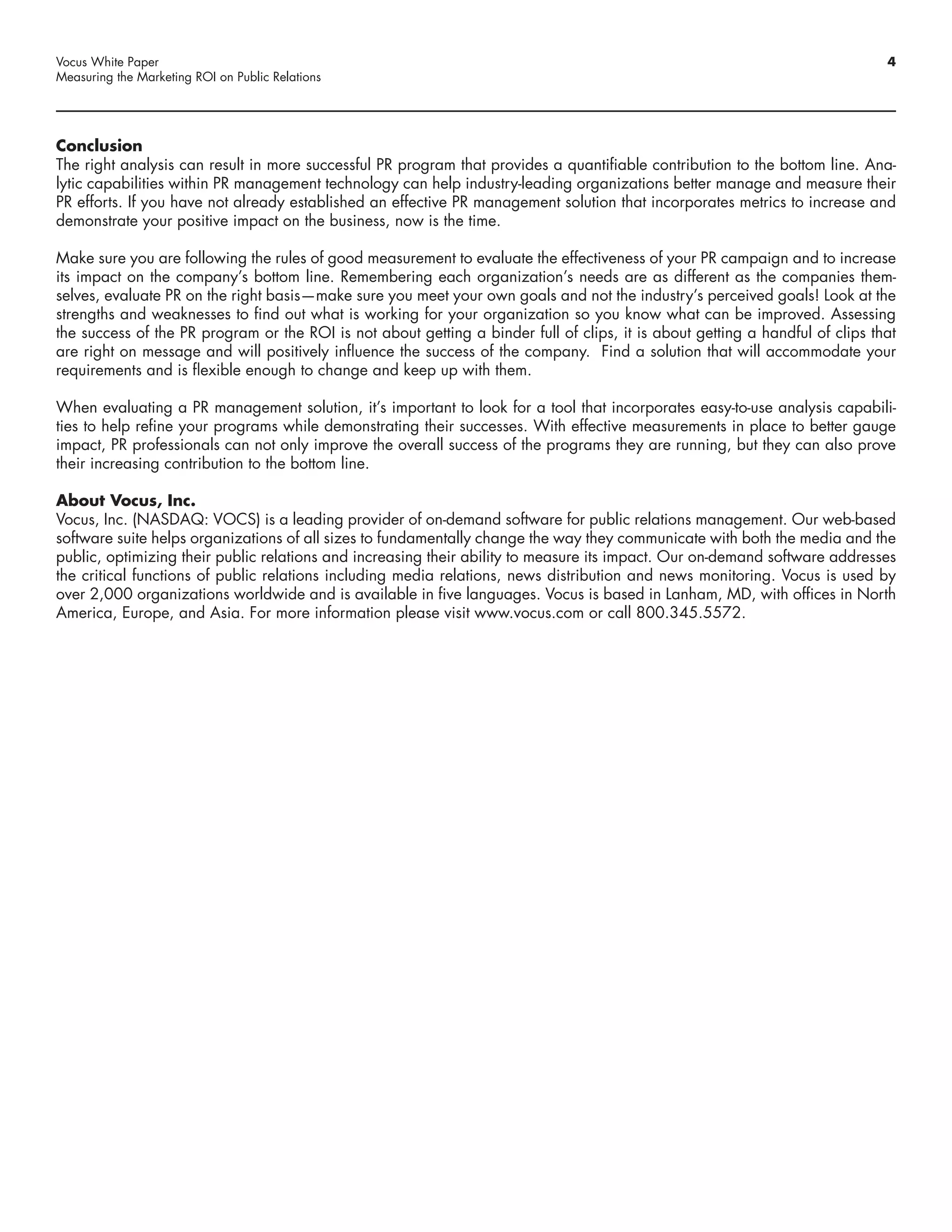 Whitepaper marketingroi | PDF