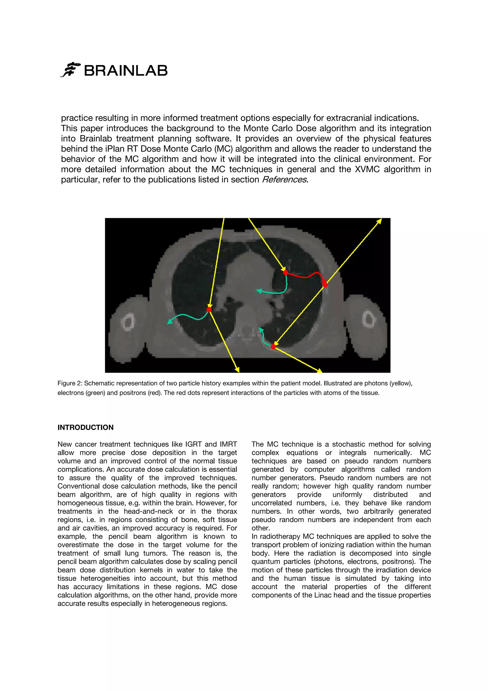 Monte Carlo Dose Algorithm Clinical White Paper | PDF