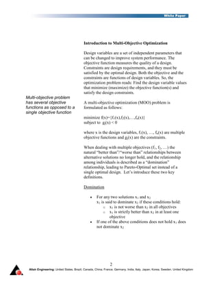White paper multi objopt | PDF