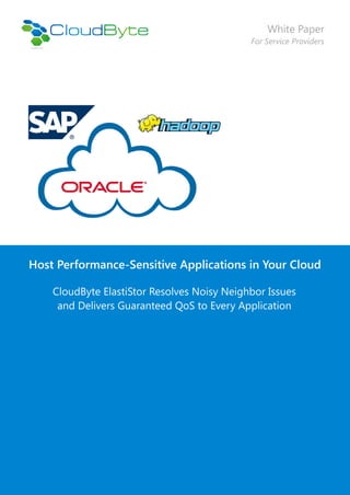 CloudByte_CureForNoisyNeighbors | PDF | Cloud Computing | Internet
