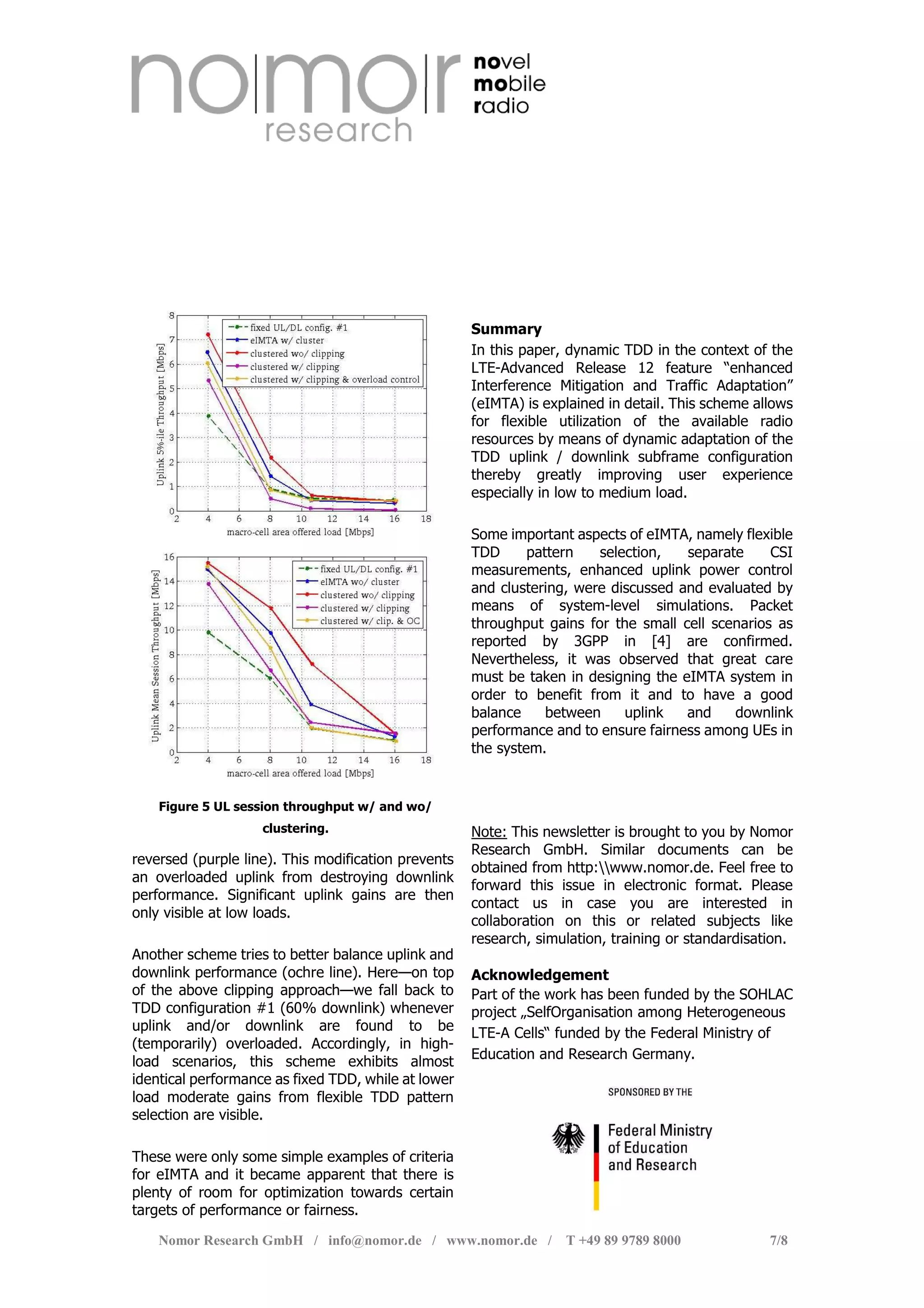White Paper Dynamic Tdd For Lte A Eimta And 5g Pdf Computer