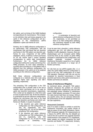 White Paper: Dynamic TDD for LTE-a (eIMTA) and 5G | PDF