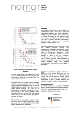 White Paper: Dynamic TDD for LTE-a (eIMTA) and 5G | PDF