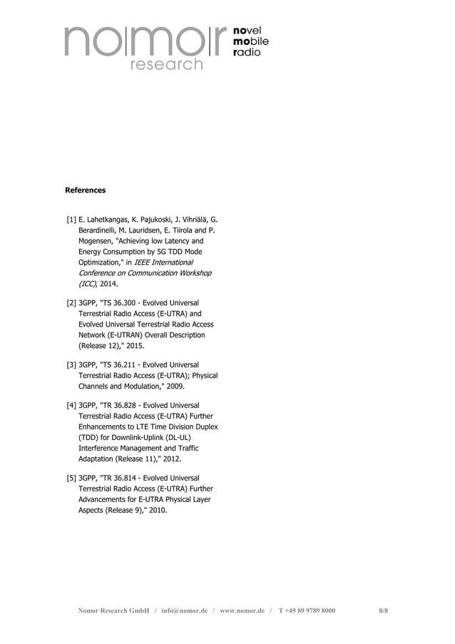 White Paper: Dynamic TDD for LTE-a (eIMTA) and 5G | PDF | Computer Networking | Computing