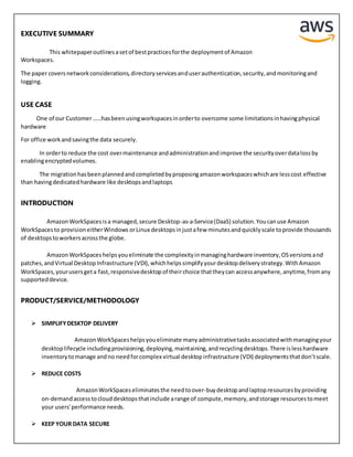 White paper on aws workspaces | DOCX