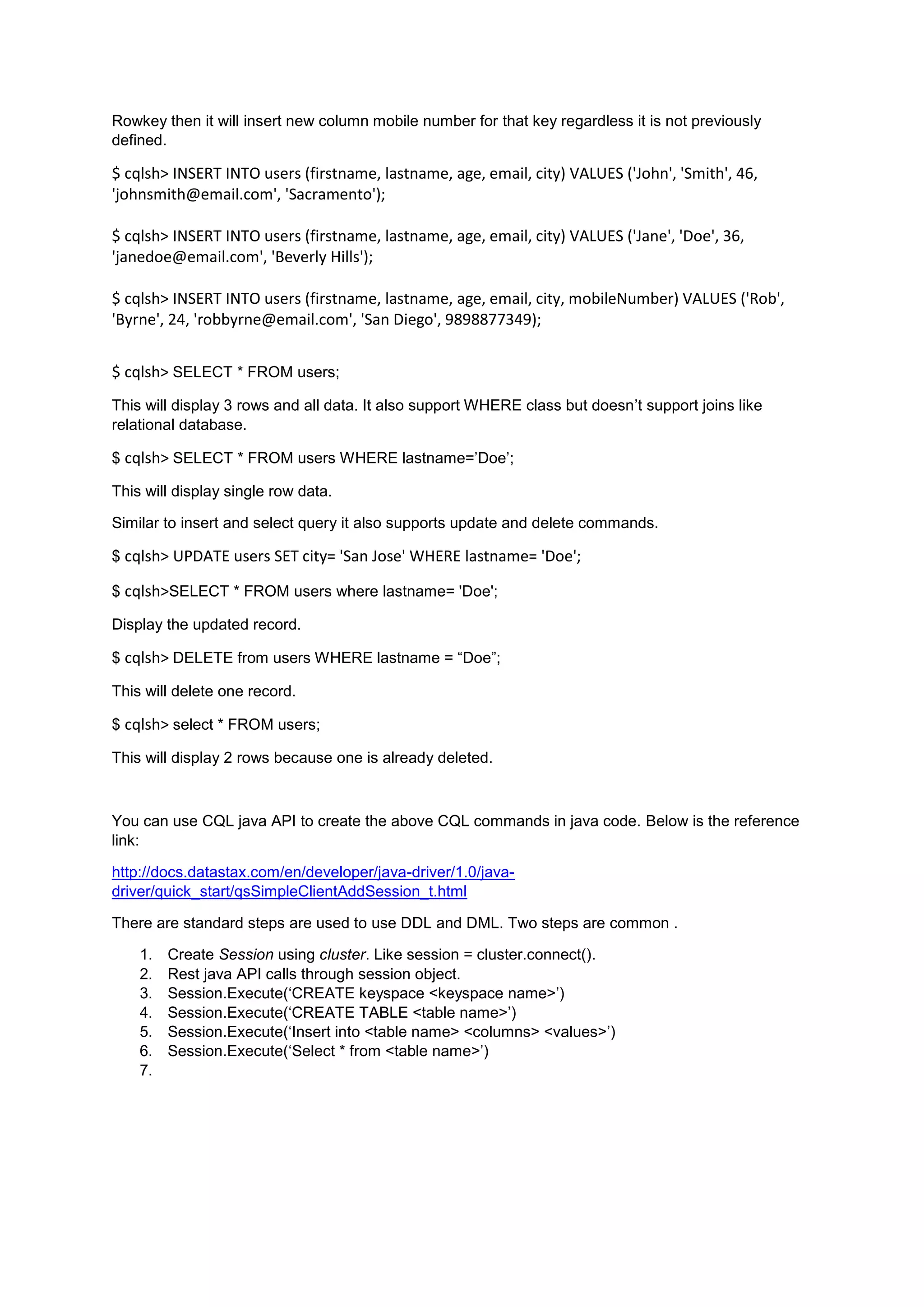 White paper on cassandra | PDF | Databases | Computer Software and Applications