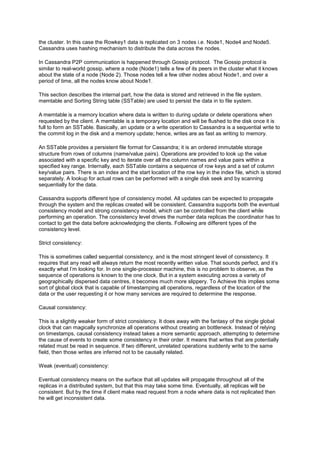 White paper on cassandra | PDF | Databases | Computer Software and ...
